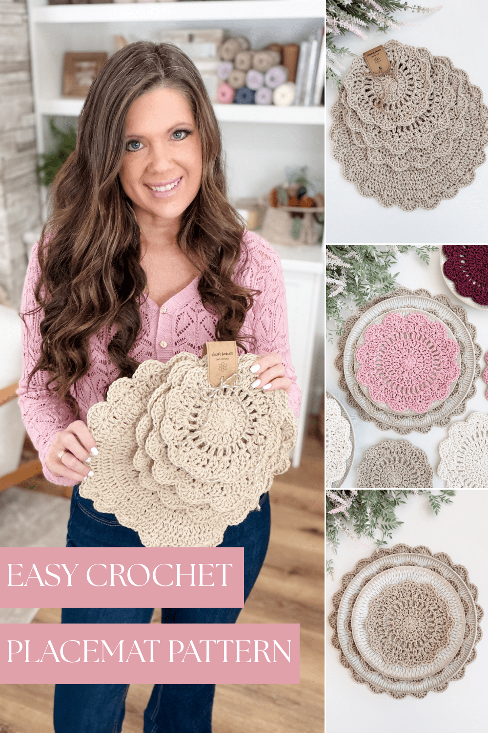 Free Crochet Placemat, Coaster & Pot Protector Pattern - MJ's off the ...