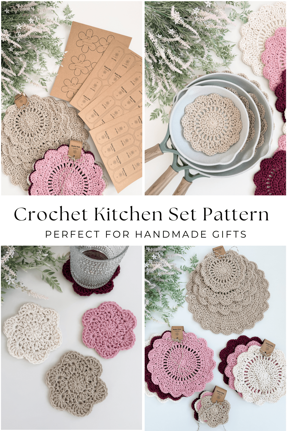 Free Crochet Placemat, Coaster & Pot Protector Pattern - MJ's off the ...