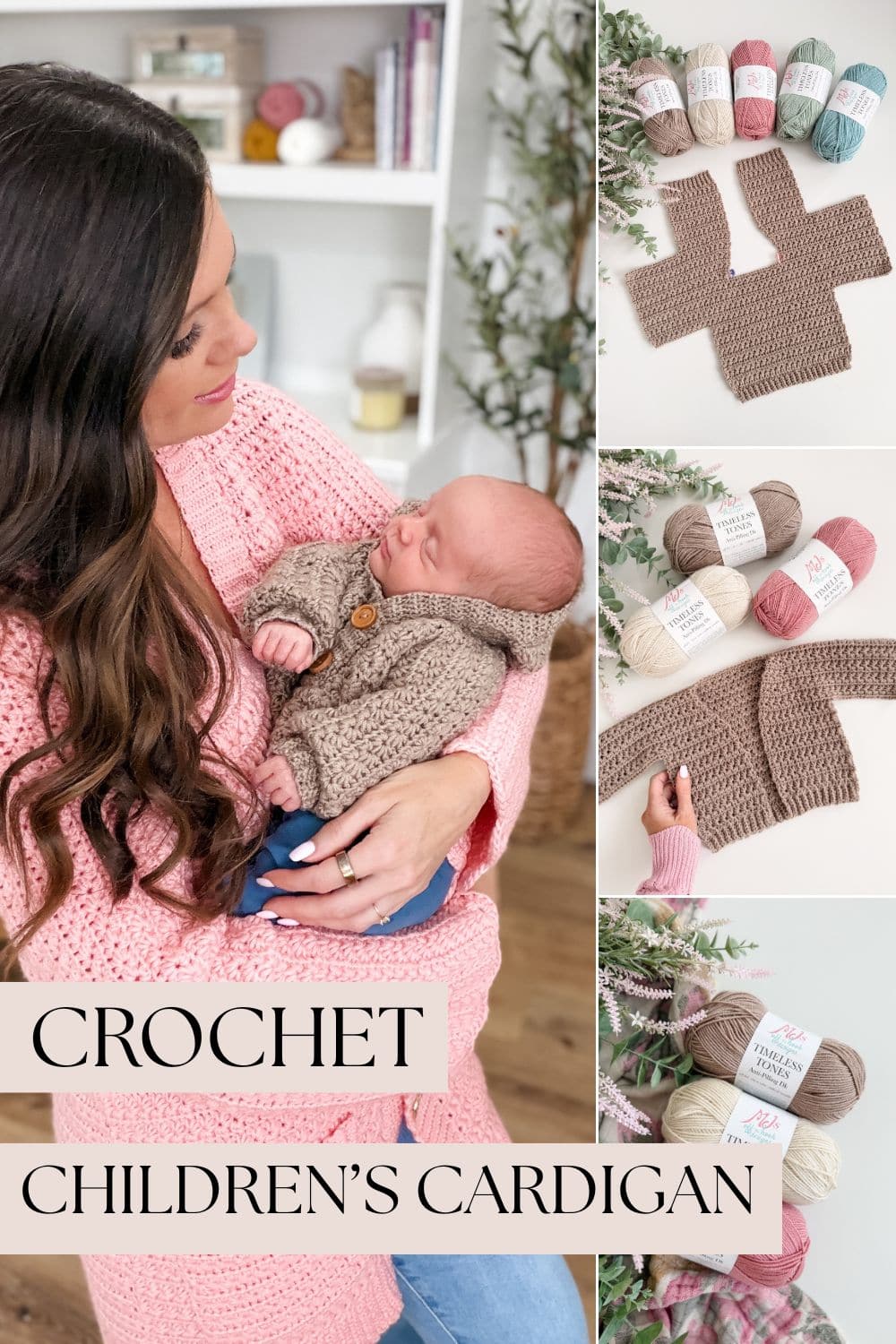 Free Crochet Hooded Children's Cardigan Pattern - MJ's off the Hook Designs