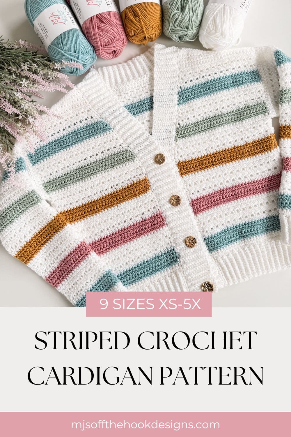 Free Crochet Cardigan Pattern | MJ's Signature Cardigan - MJ's off the ...